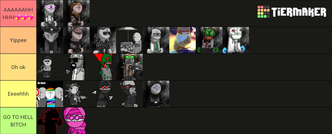 Madness combat characters i would 💖love💖 Tier List (Community Rankings ...