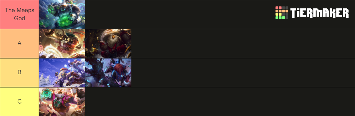 Bard Skins 2023 Tier List (Community Rankings) - TierMaker