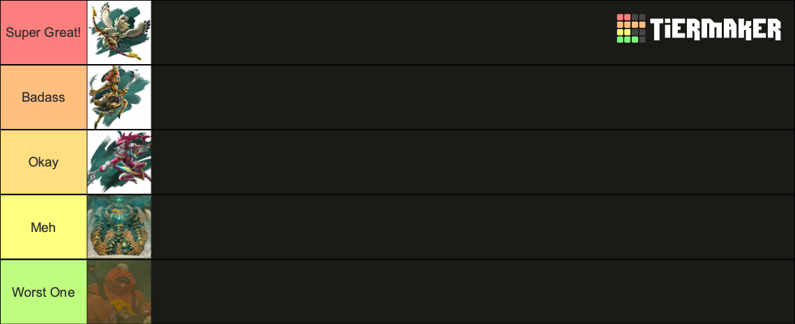 Sage Spirit ToTK Tier List (Community Rankings) - TierMaker