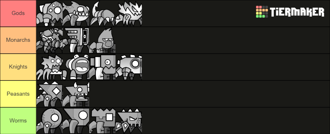 Geometry Dash Spiders Tier List (Community Rankings) - TierMaker