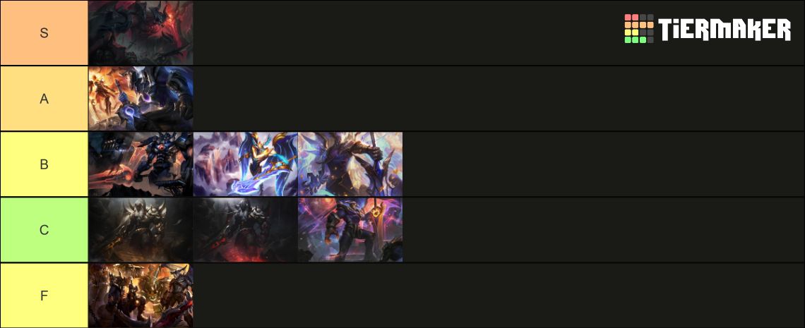 Aatrox Skins - 2023 (Lunar Eclipse) Tier List (Community Rankings) - TierMaker
