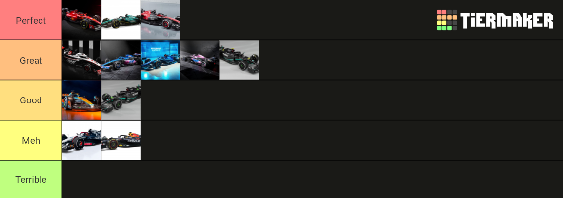 F1 livery 2023 Tier List (Community Rankings) - TierMaker