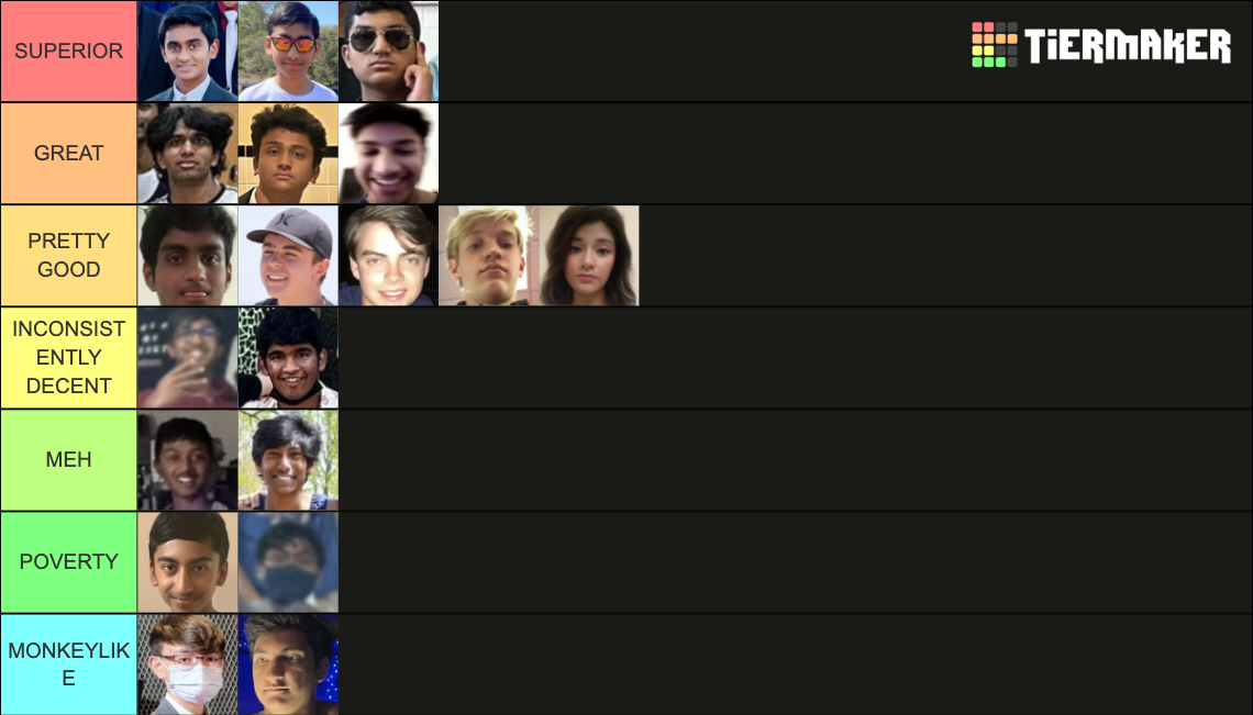 TJ Ping Pong Rankings Tier List (Community Rankings) - TierMaker