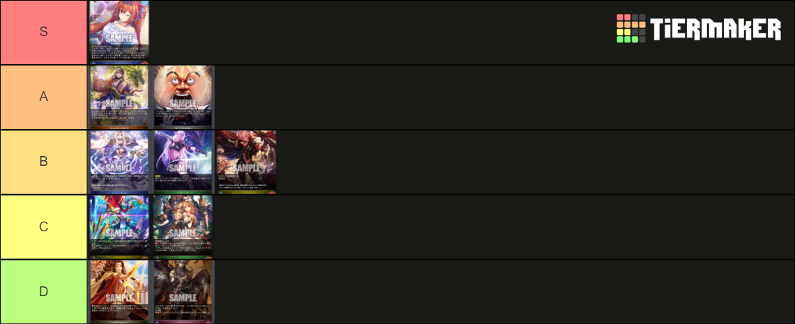 Shadowverse Evolve JCS Tier List (Community Rankings) - TierMaker