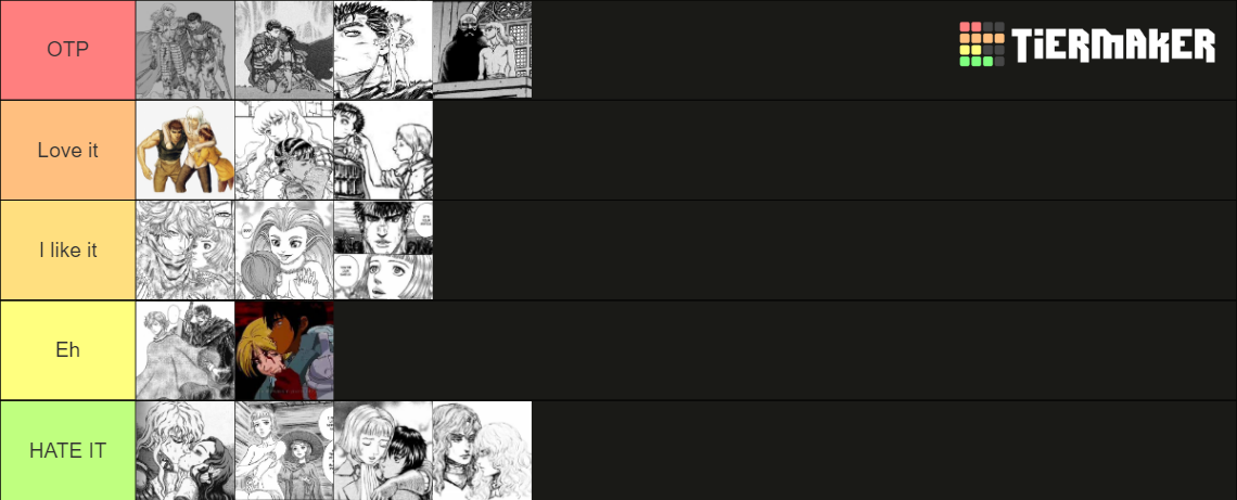Berserk ships Tier List (Community Rankings) - TierMaker