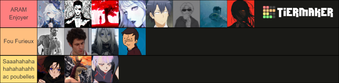 ARAM GAMING Tier List (Community Rankings) - TierMaker