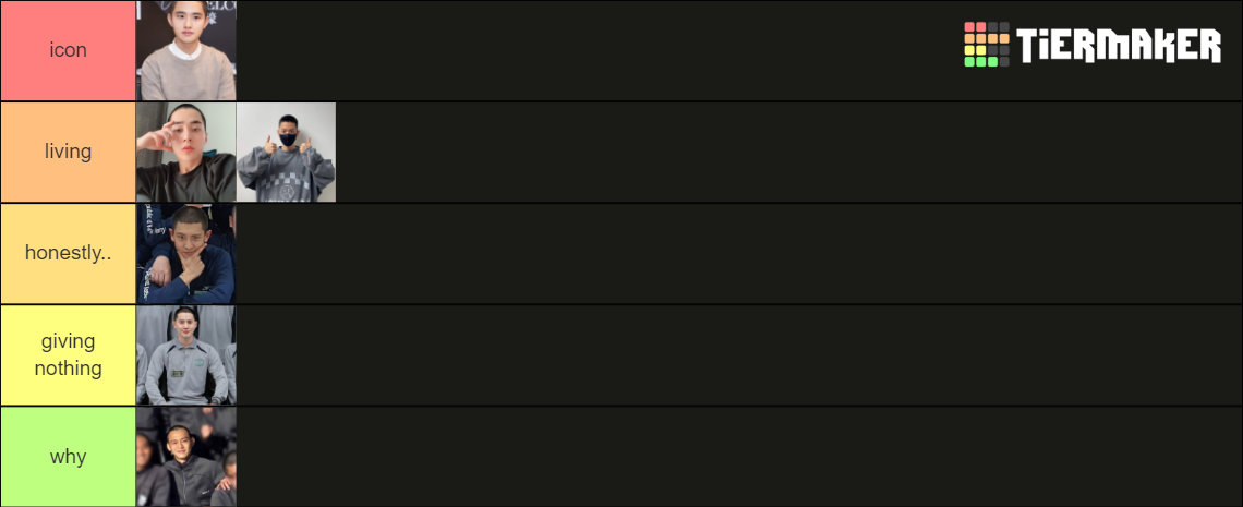 best exo bald Tier List (Community Rankings) - TierMaker