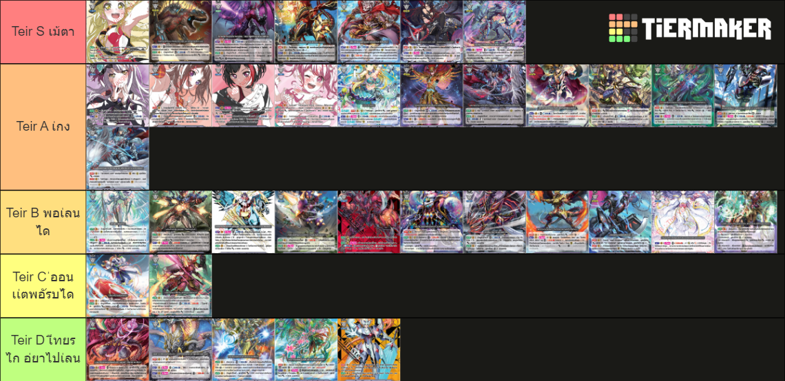 Teir list vanguard v-eb10 Tier List (Community Rankings) - TierMaker
