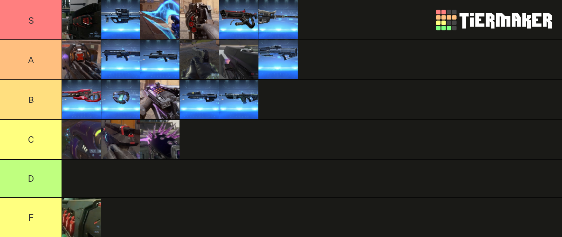 Halo Infinite Weapons Tier List (Community Rankings) - TierMaker