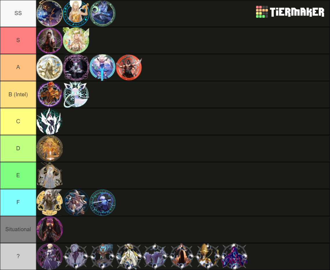 Utopia Gods Ranqued Tier List (Community Rankings) - TierMaker