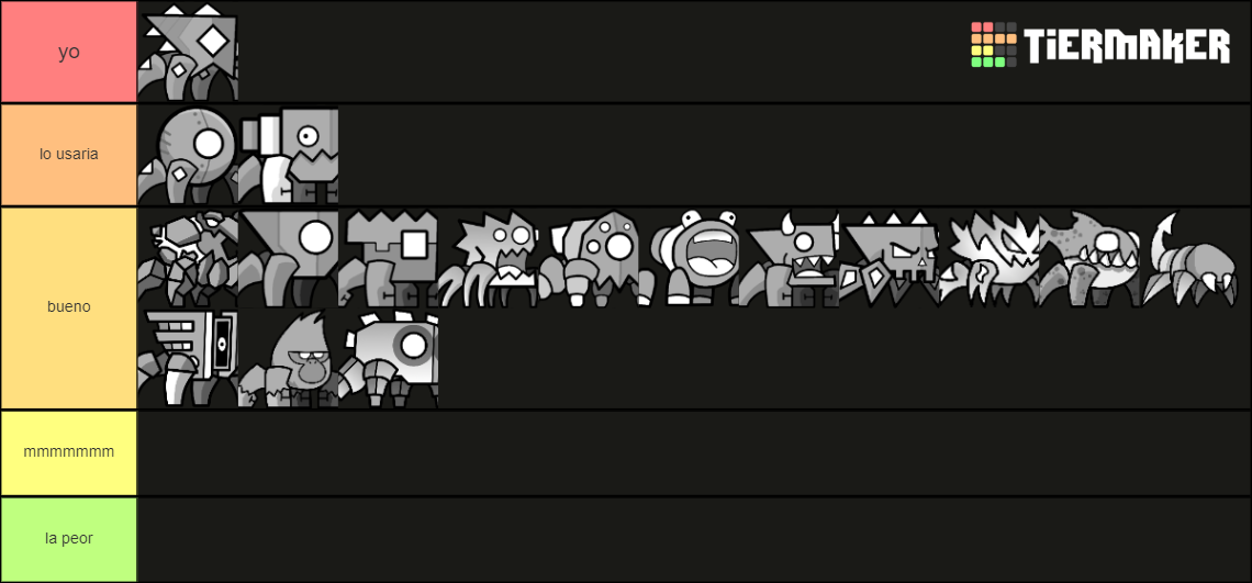 Geometry Dash Spiders Tier List (Community Rankings) - TierMaker