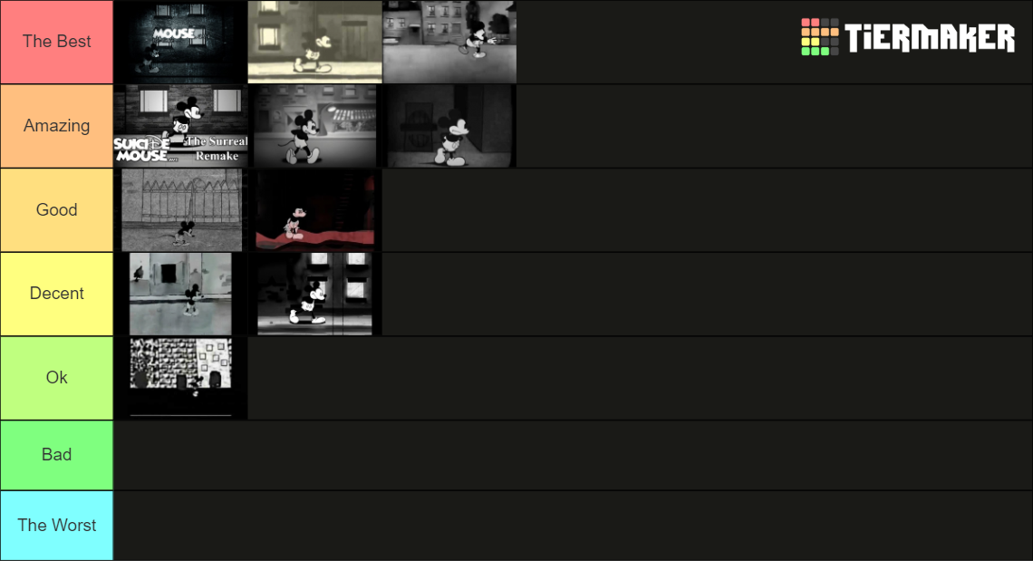 Mouse.AVI Remakes Tier List (Community Rankings) - TierMaker