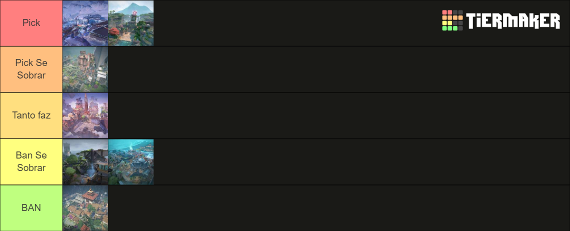 Valorant Maps Tierlist Tier List (Community Rankings) - TierMaker