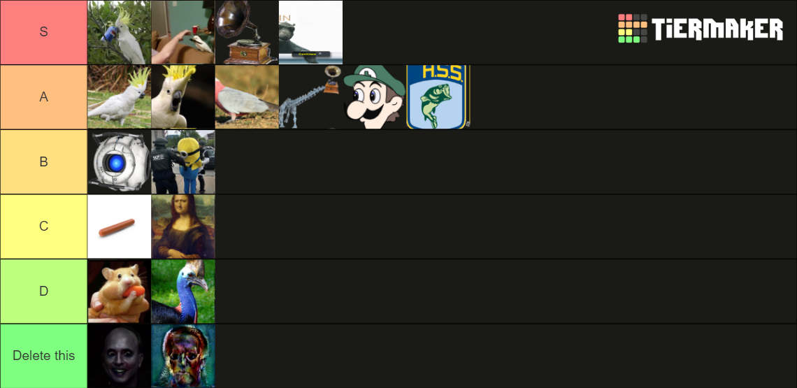 PNGs on my computer Tier List (Community Rankings) - TierMaker