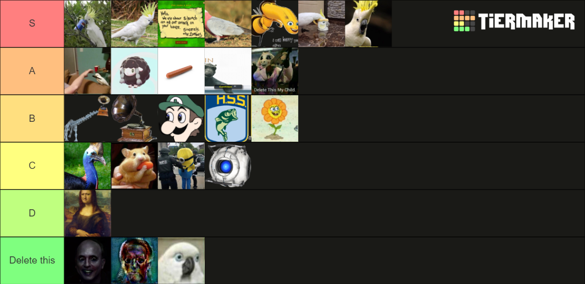 PNGs on my computer Tier List (Community Rankings) - TierMaker
