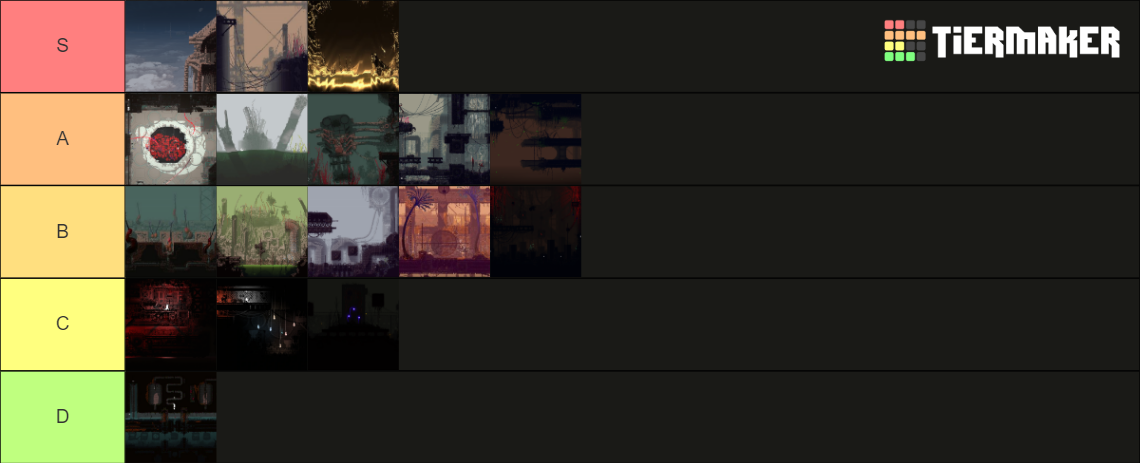 Rain World Region Tierlist Tier List (Community Rankings) - TierMaker