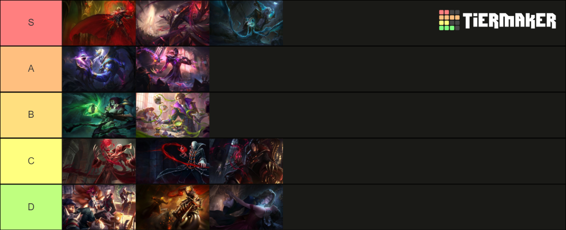 Vlad Skins Tier List (Community Rankings) - TierMaker