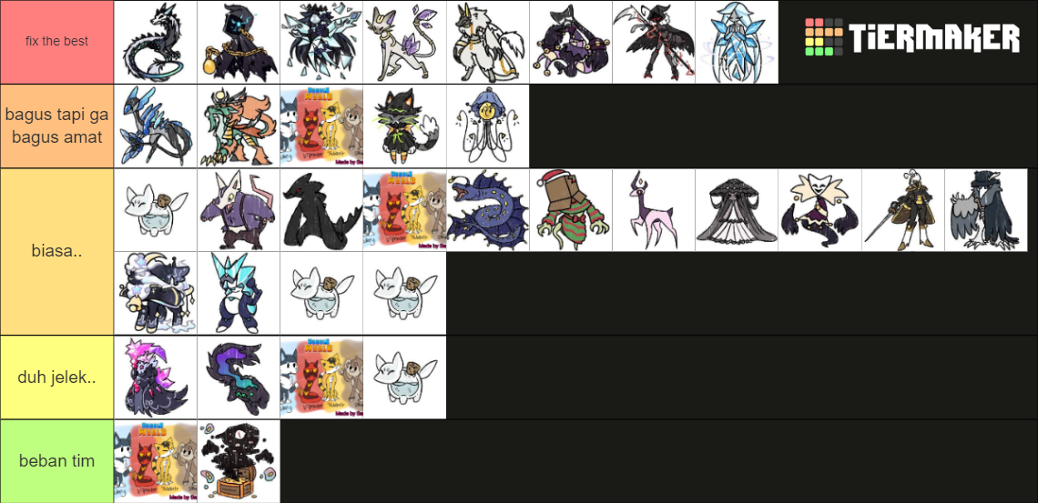 Doodle World #3 Tier List (Community Rankings) - TierMaker