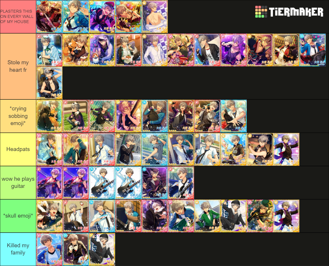 Koga Oogami Cards (Basic 4 & 5 stars) Tier List (Community Rankings ...