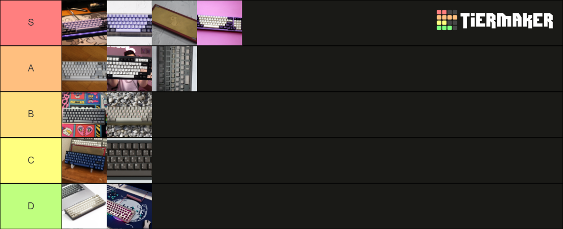 Keyboard Tier List (Community Rankings) - TierMaker