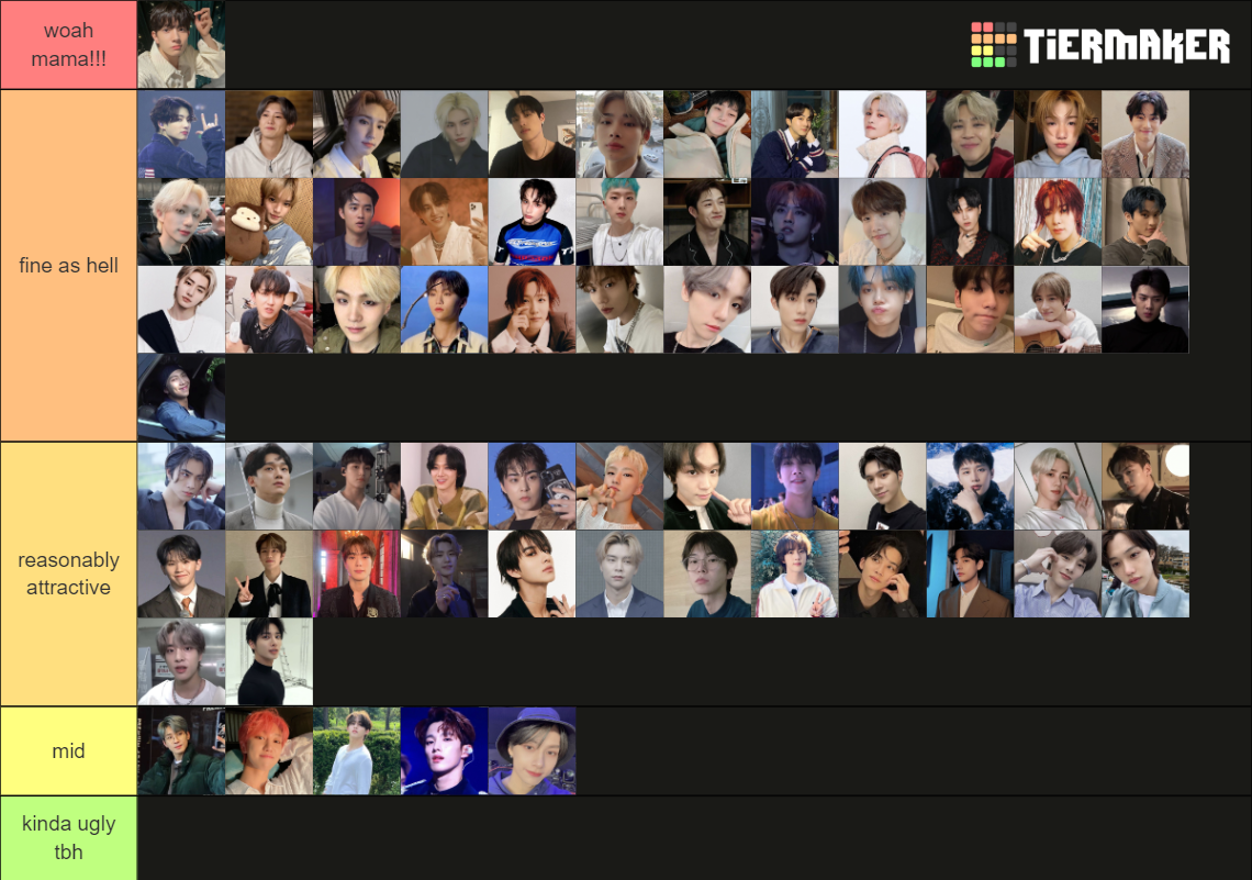 kpop bg idols Tier List (Community Rankings) - TierMaker