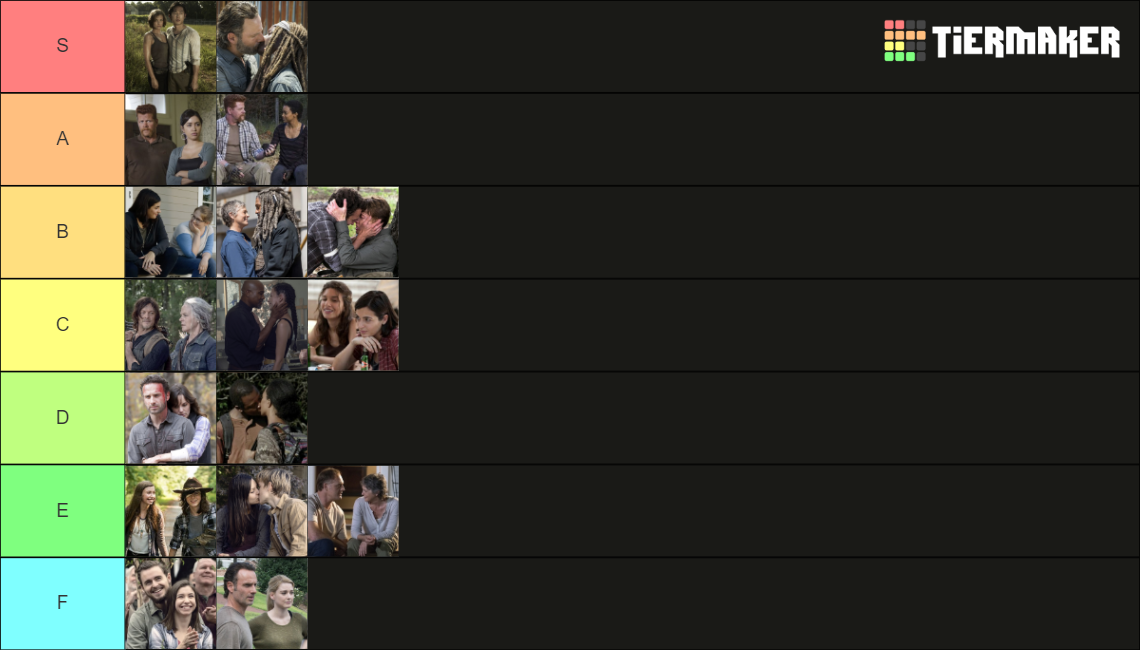 The Walking Dead Ships / Relationships Tier List (Community Rankings ...