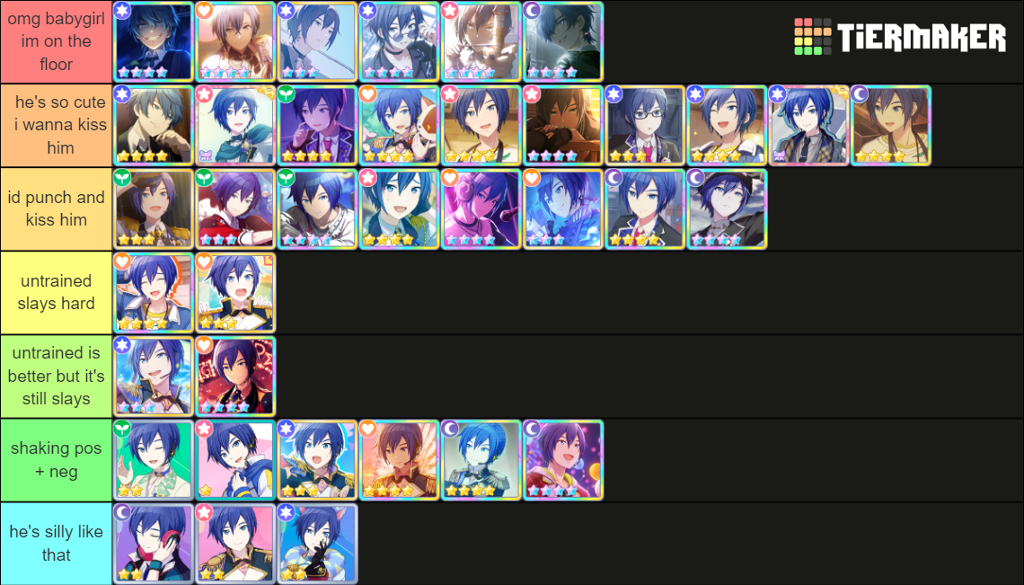 kaito's cards Tier List (Community Rankings) - TierMaker