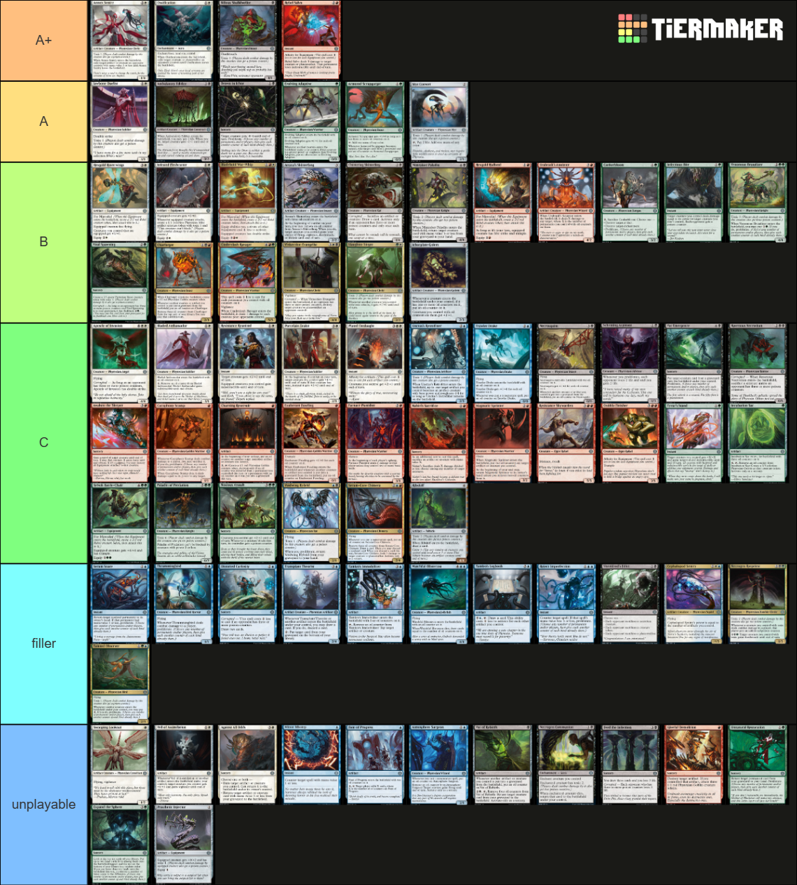 MtG ONE Uncommon Tier List (Community Rankings) - TierMaker