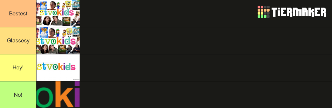Tvokids Logos (1996-2023) Tier List (Community Rankings) - TierMaker