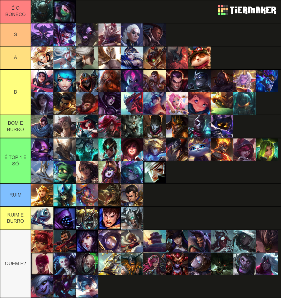 Wildrift 4.1 Tier List (Community Rankings) - TierMaker