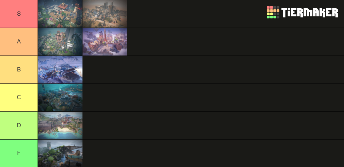 Valorant Maps (Including Pearl) Tier List (Community Rankings) - TierMaker
