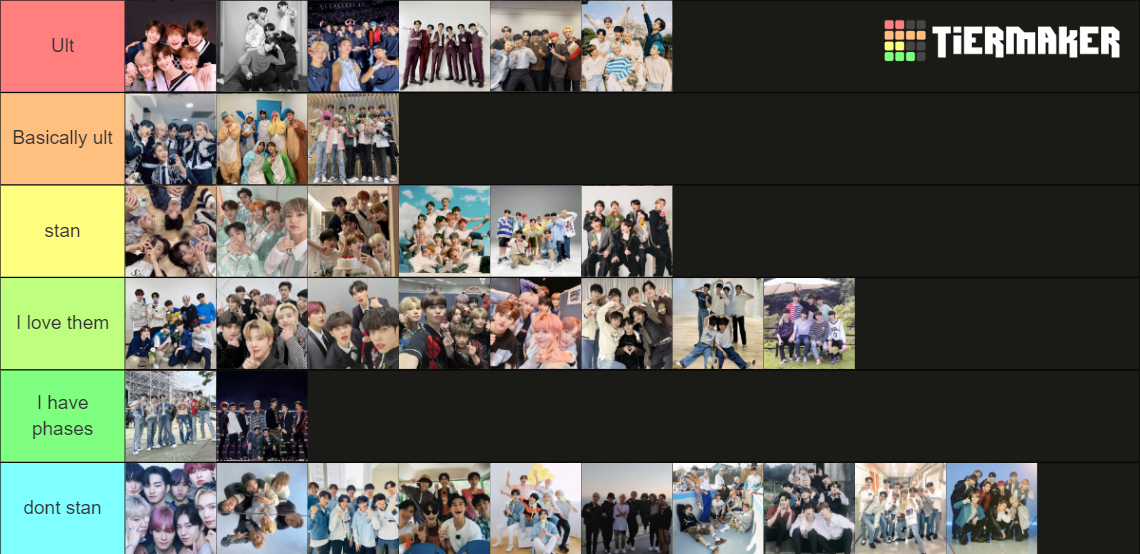 Boy Group Ranking (Crispy) Tier List (Community Rankings) - TierMaker