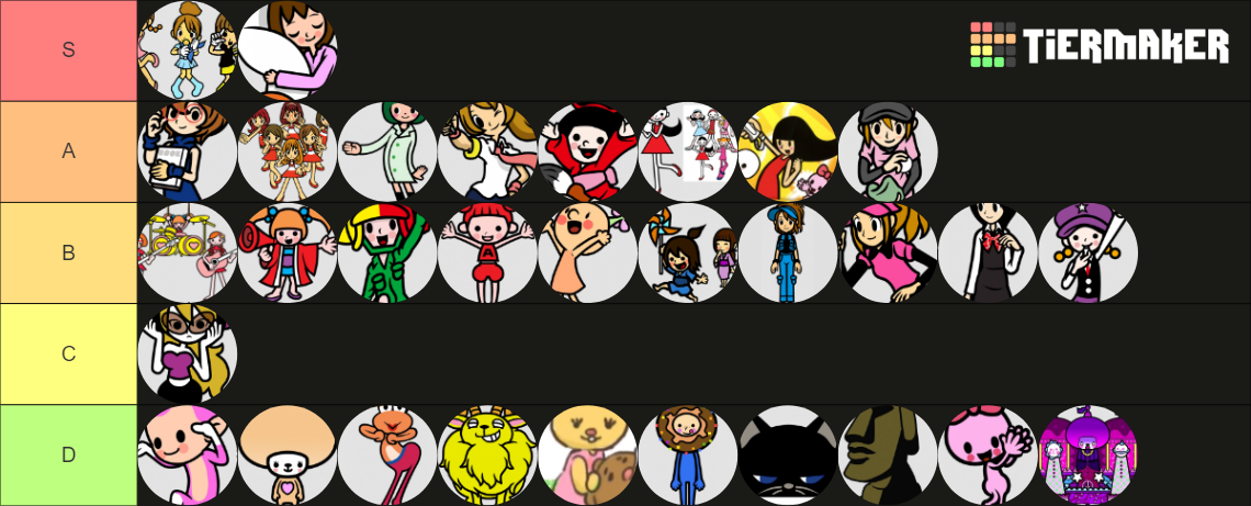 Rhythm Heaven Girls Tier List (Community Rankings) - TierMaker Rhythm Heaven Girls Tier List (Community Rankings) - TierMaker
