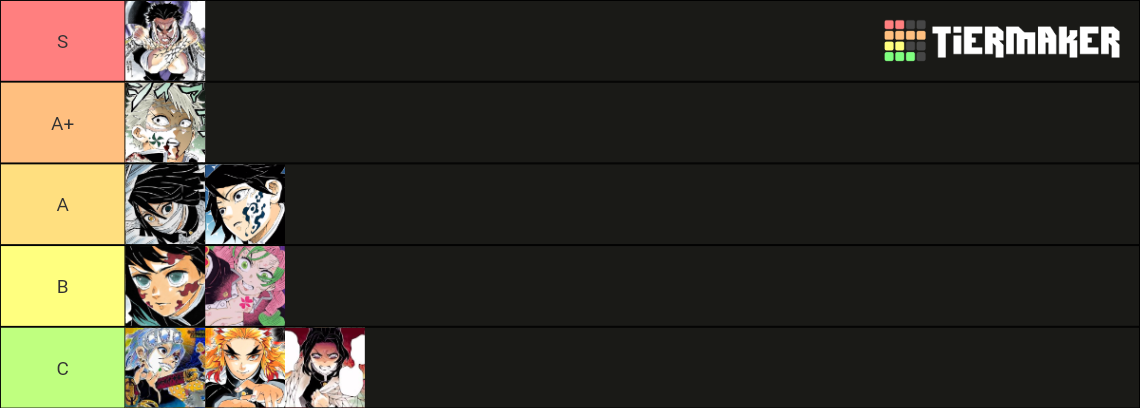 9 Hashira Tierlist Tier List (Community Rankings) - TierMaker