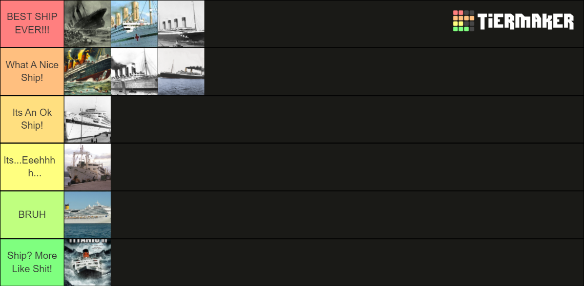 Ship/Boat Tier List (Community Rankings) - TierMaker