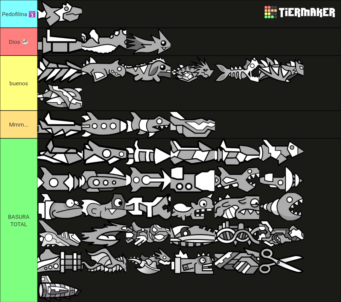Geometry Dash Ships Tier List (Community Rankings) - TierMaker