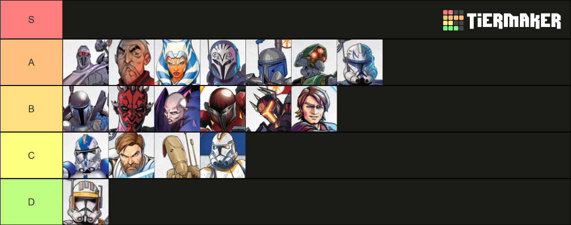 Star Wars Shatterpoint Tier List (Community Rankings) - TierMaker