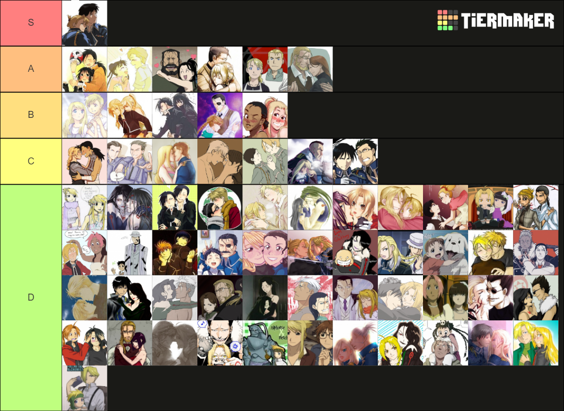 Fullmetal Alchemist Ships Tier List (Community Rankings) - TierMaker
