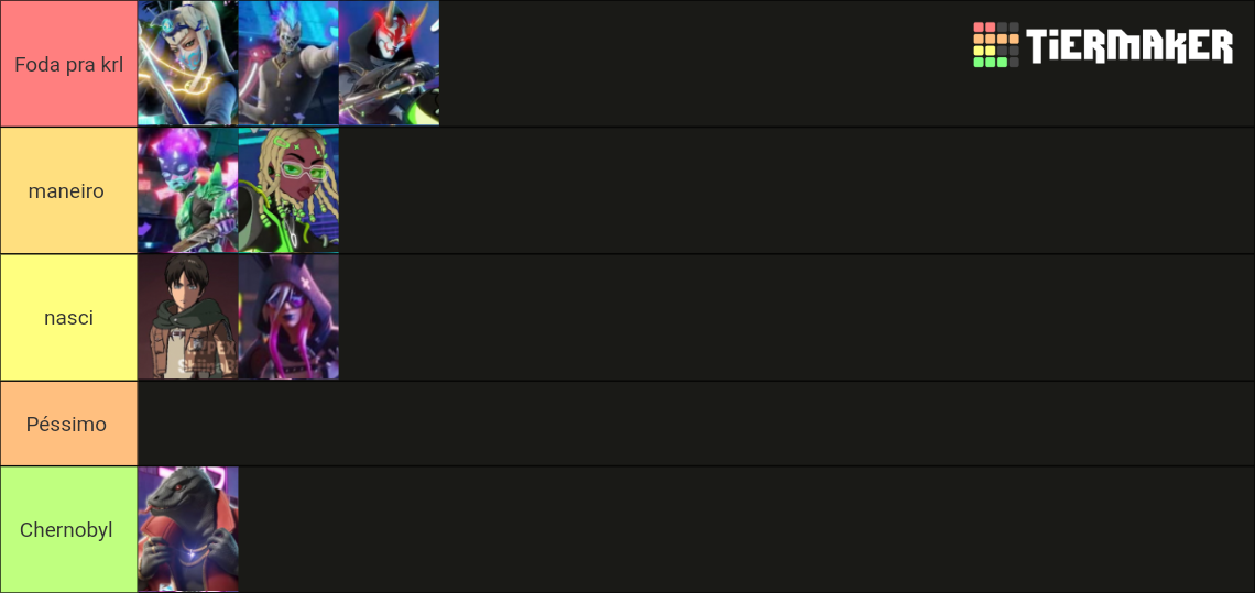 Fortnite Battle Pass C4S2 Tier List (Community Rankings) - TierMaker