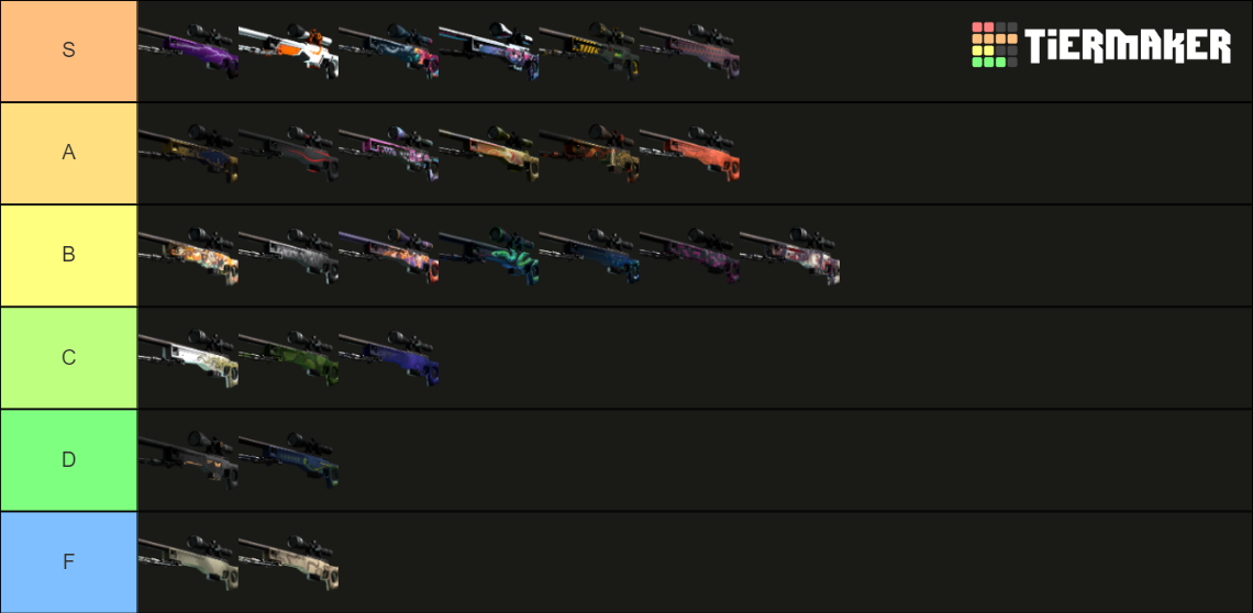 CSGO SKINS Tier List (Community Rankings) - TierMaker