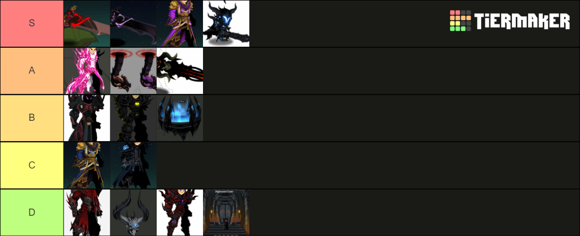 AQW Hardcore Tier List (Community Rankings) - TierMaker
