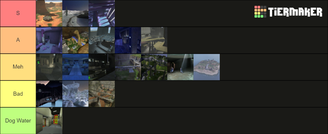 Halo CE Maps Tier List (Community Rankings) - TierMaker