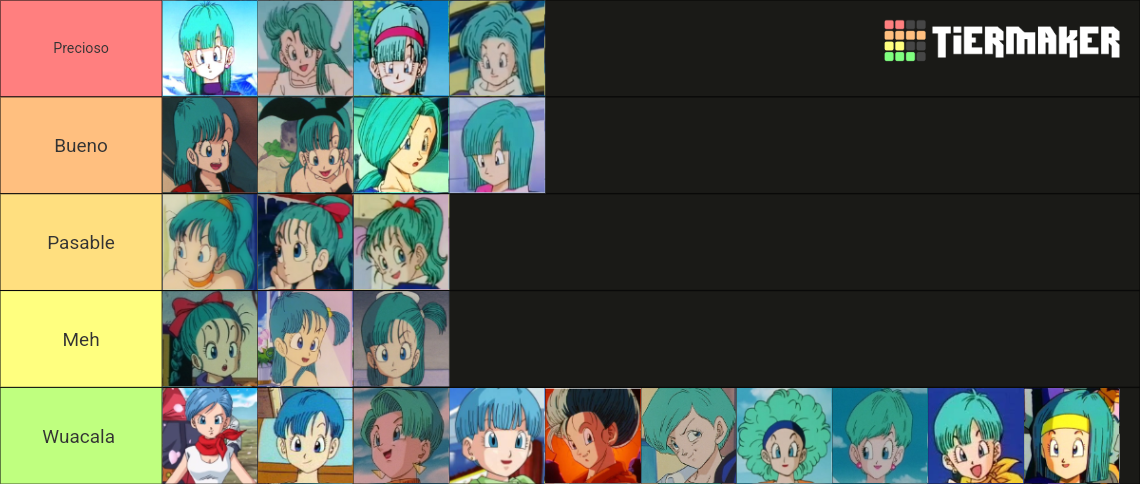 Bulma hair styles Tier List (Community Rankings) - TierMaker