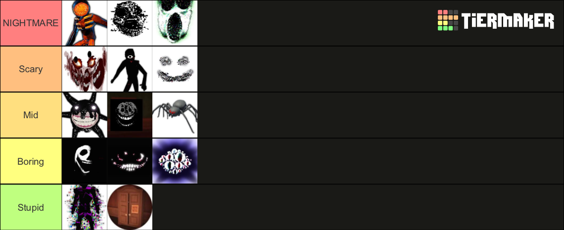 Doors entities Tier List (Community Rankings) - TierMaker