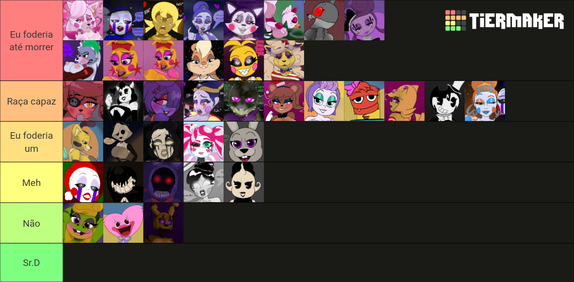 Breed able characters Tier List (Community Rankings) - TierMaker