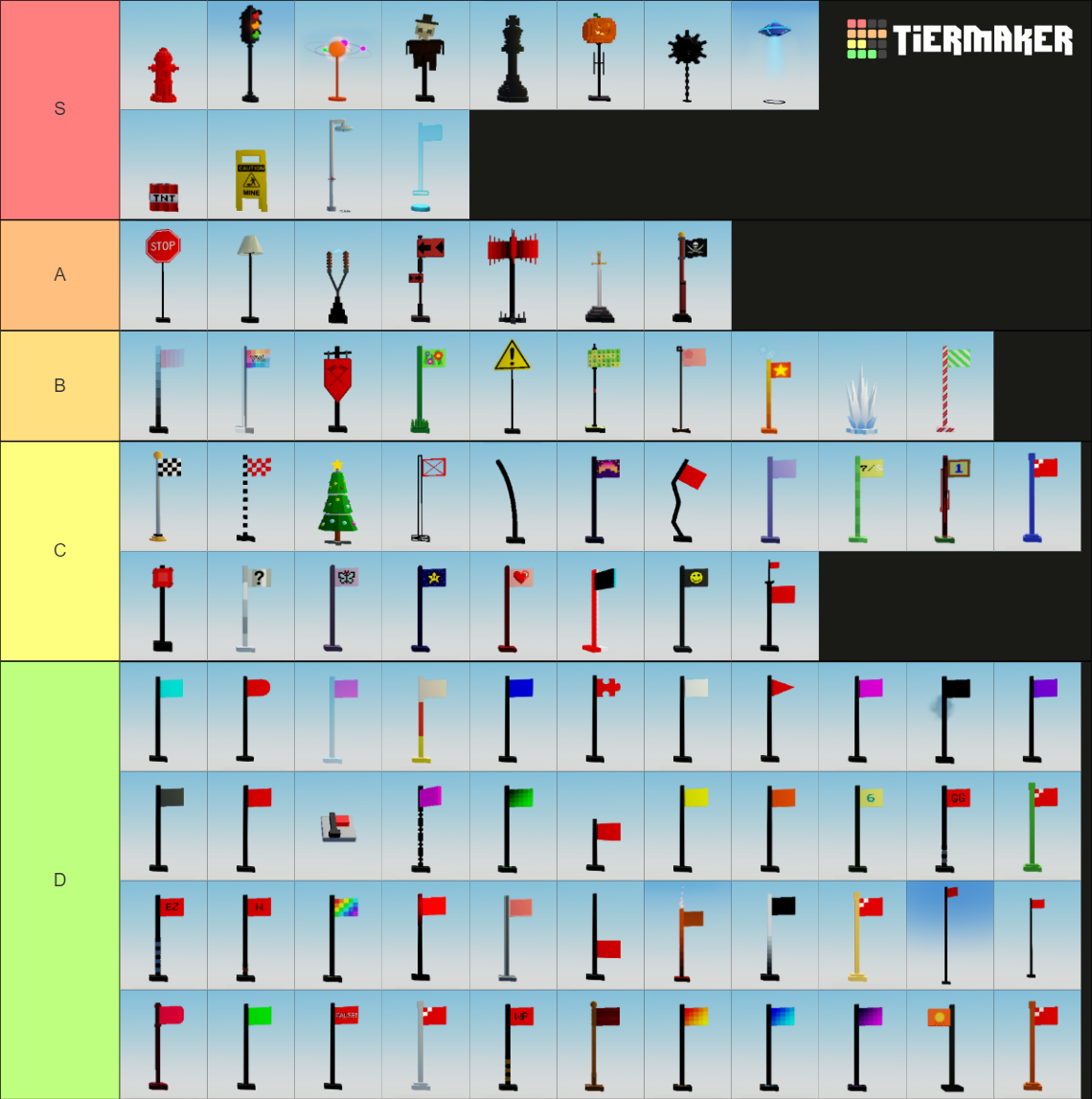 bLockerman's Minesweeper Flags Tier List (Community Rankings) - TierMaker