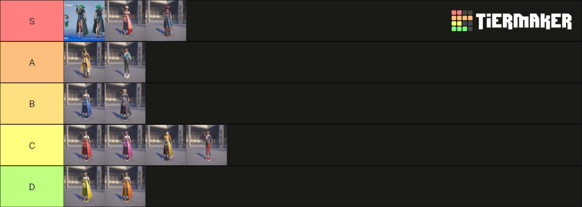 Kiriko skins including opm collab Tier List (Community Rankings ...