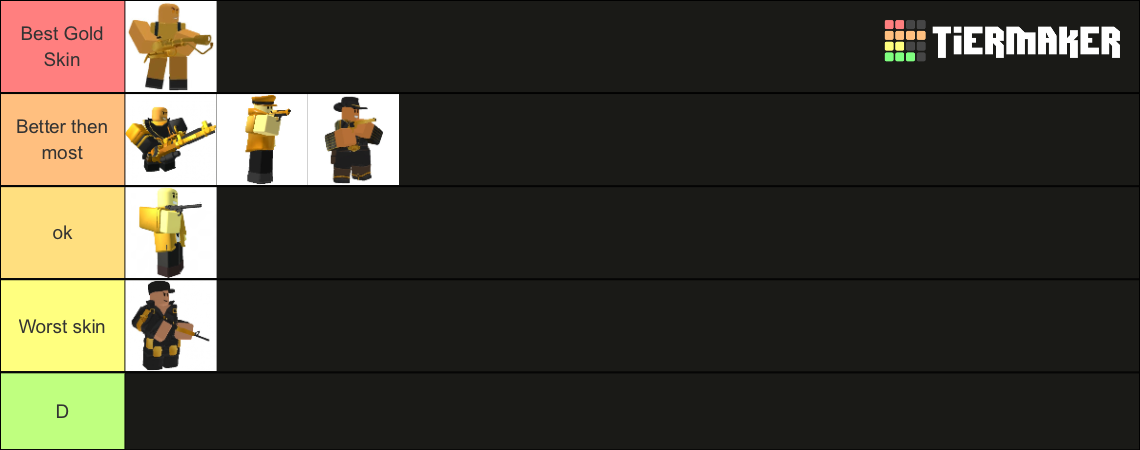 Tds Gold Towers Tier List (Community Rankings) - TierMaker