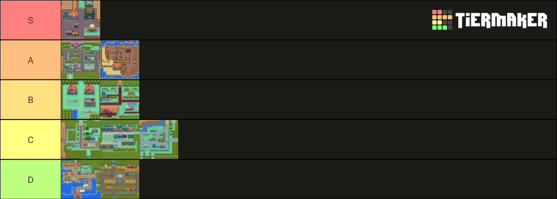 Kanto's cities and towns [HGSS] Tier List (Community Rankings) - TierMaker