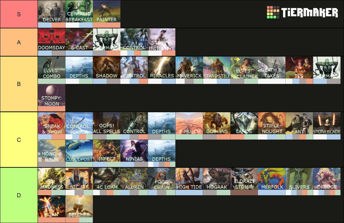 MTG Legacy Format Tier List (Community Rankings) - TierMaker